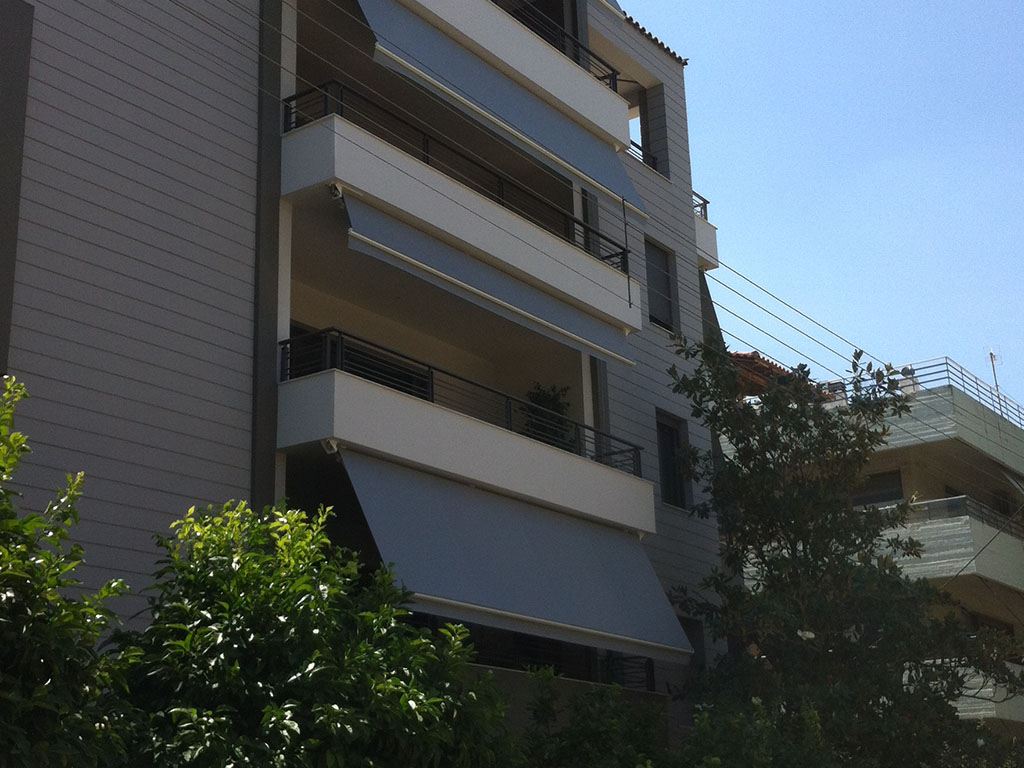 Πολυκατοικία με Τέντες με βραχίονες στα Βριλήσσια - ΤΕΝΤΟΗλεκτρική ...